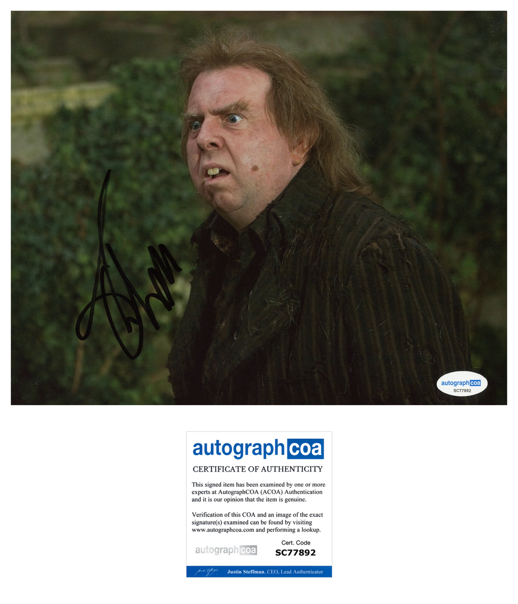 Timothy Spall Harry Potter Signed Autograph 8x10 Photo ACOA | Outlaw ...