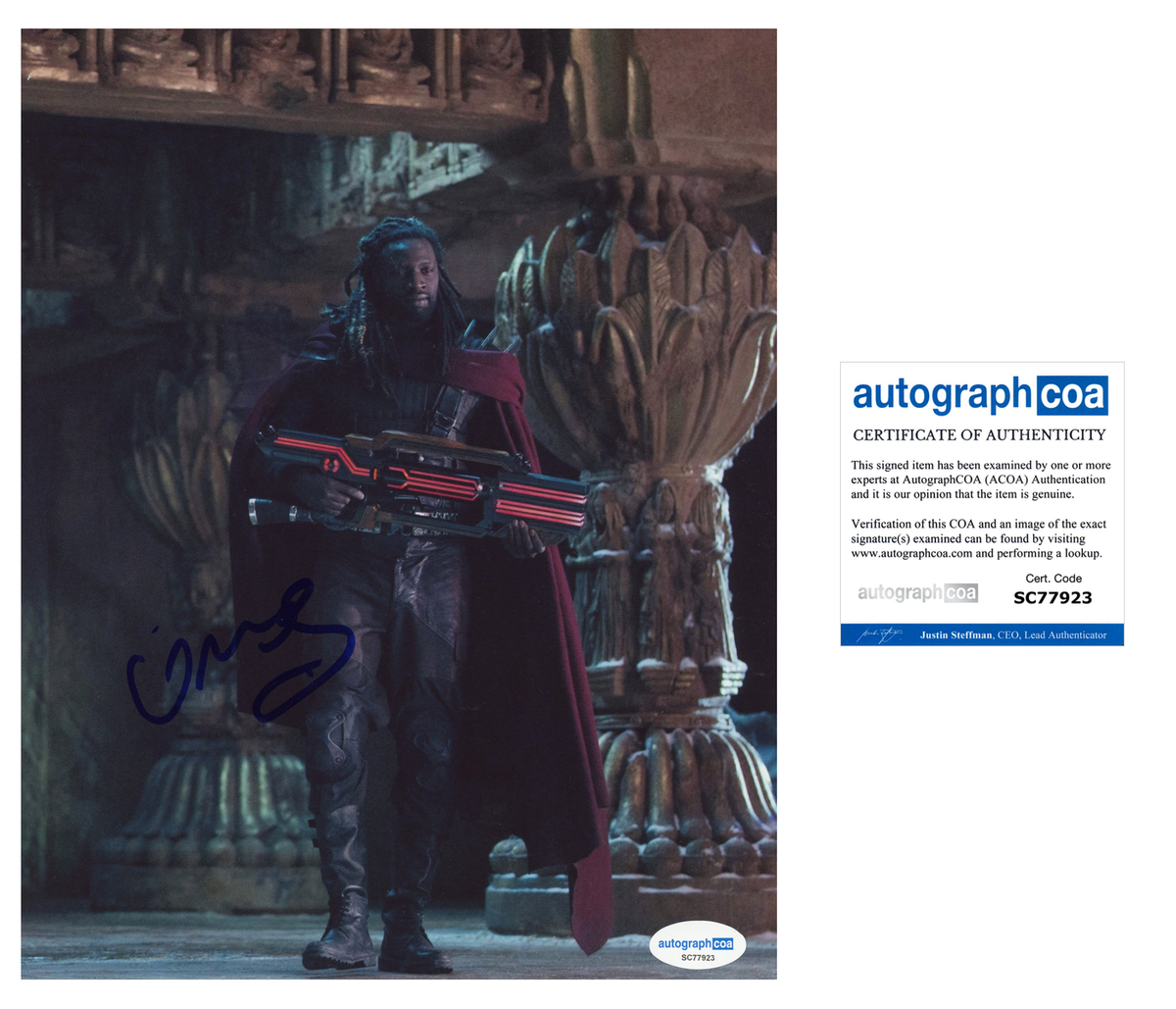 Omar Sy X-Men Signed Autograph 8x10 Photo ACOA | Outlaw Hobbies ...