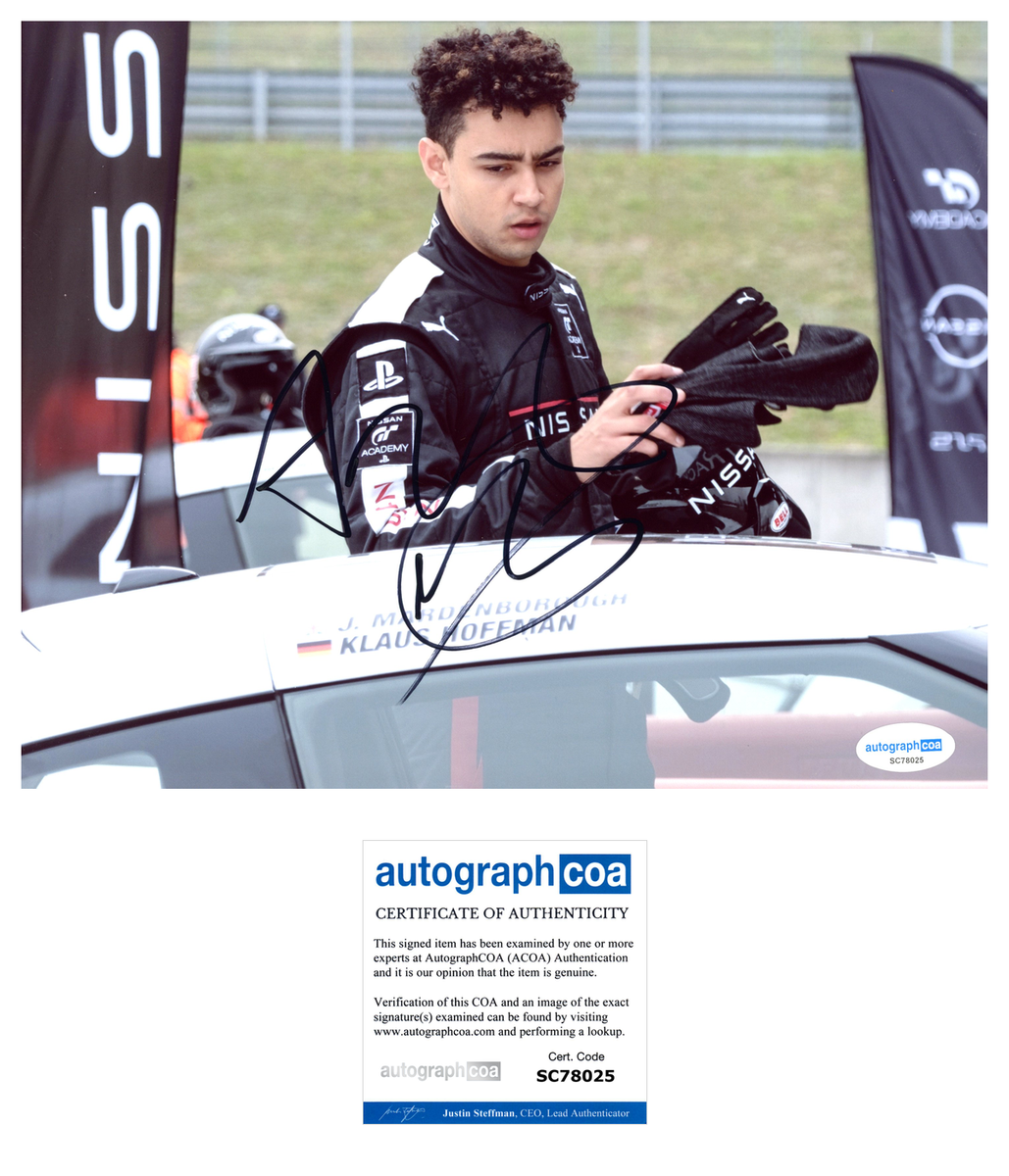 Archie Madekwe Gran Turismo Signed Autograph 8x10 Photo ACOA | Outlaw ...