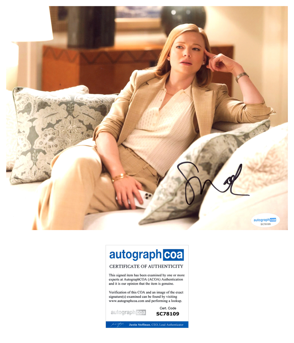 Sarah Snook Succession Signed Autograph 8x10 Photo ACOA | Outlaw ...