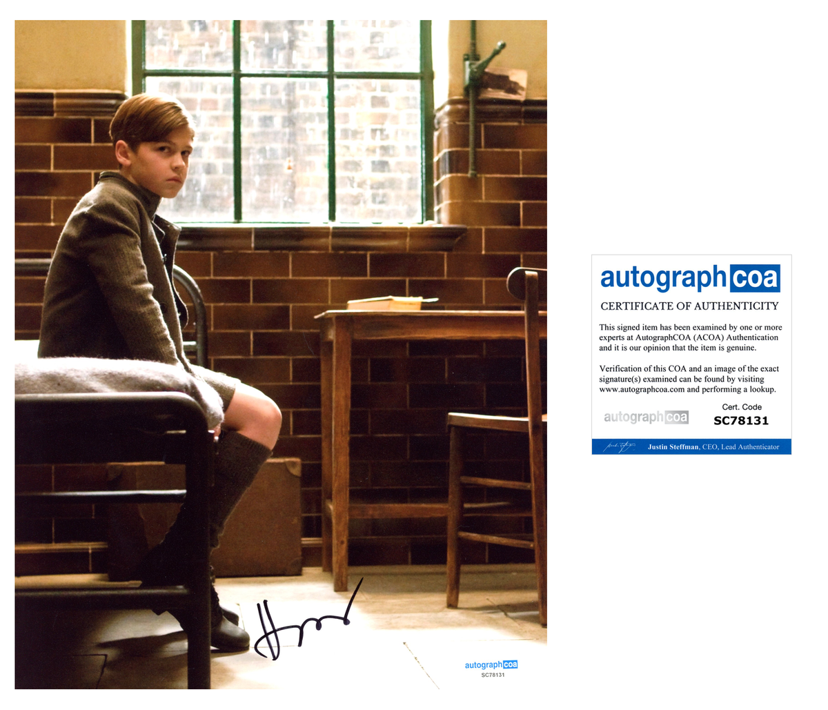 Hero Fiennes Tiffin Harry Potter Signed Autograph 8x10 Photo ACOA ...