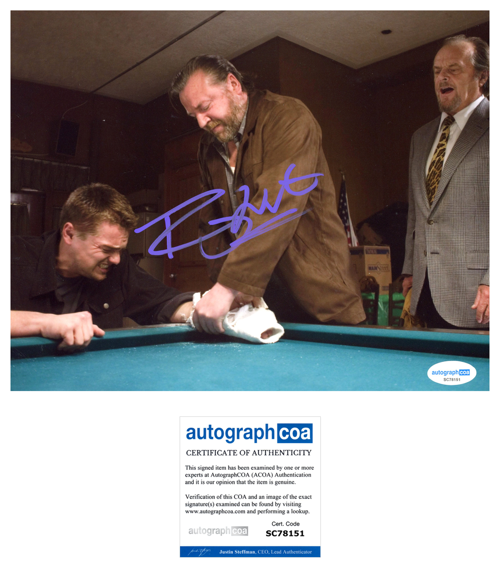 Ray Winstone Departed Signed Autograph 8x10 Photo ACOA | Outlaw Hobbies ...