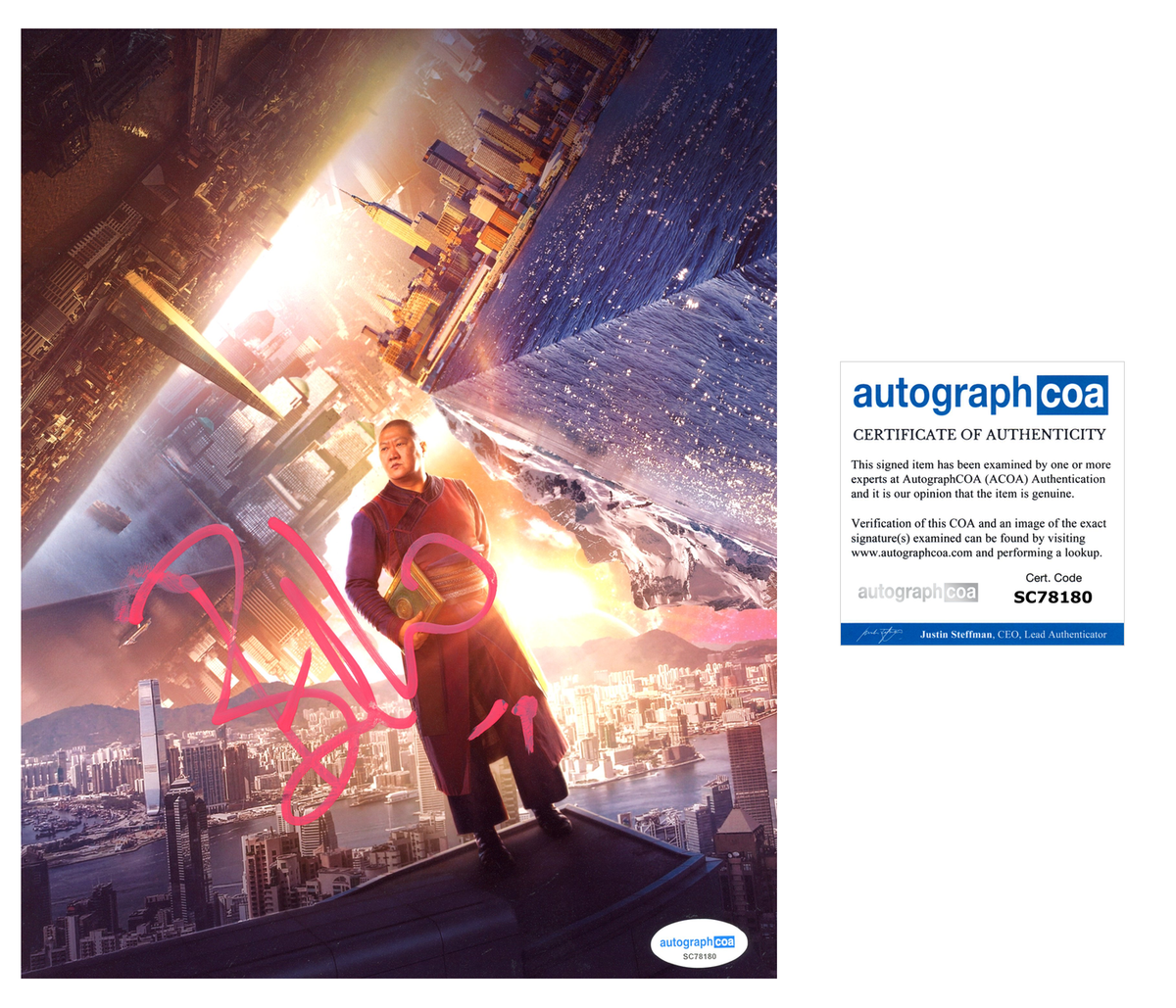 Benedict Wong Doctor Strange Signed Autograph 8x10 Photo ACOA | Outlaw ...