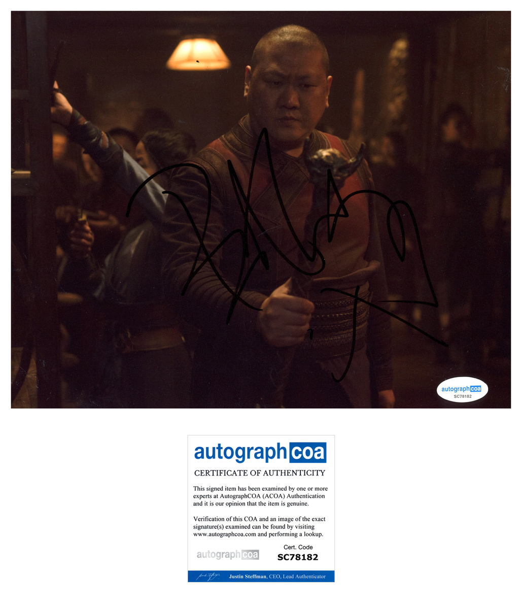 Benedict Wong Doctor Strange Signed Autograph 8x10 Photo ACOA | Outlaw ...