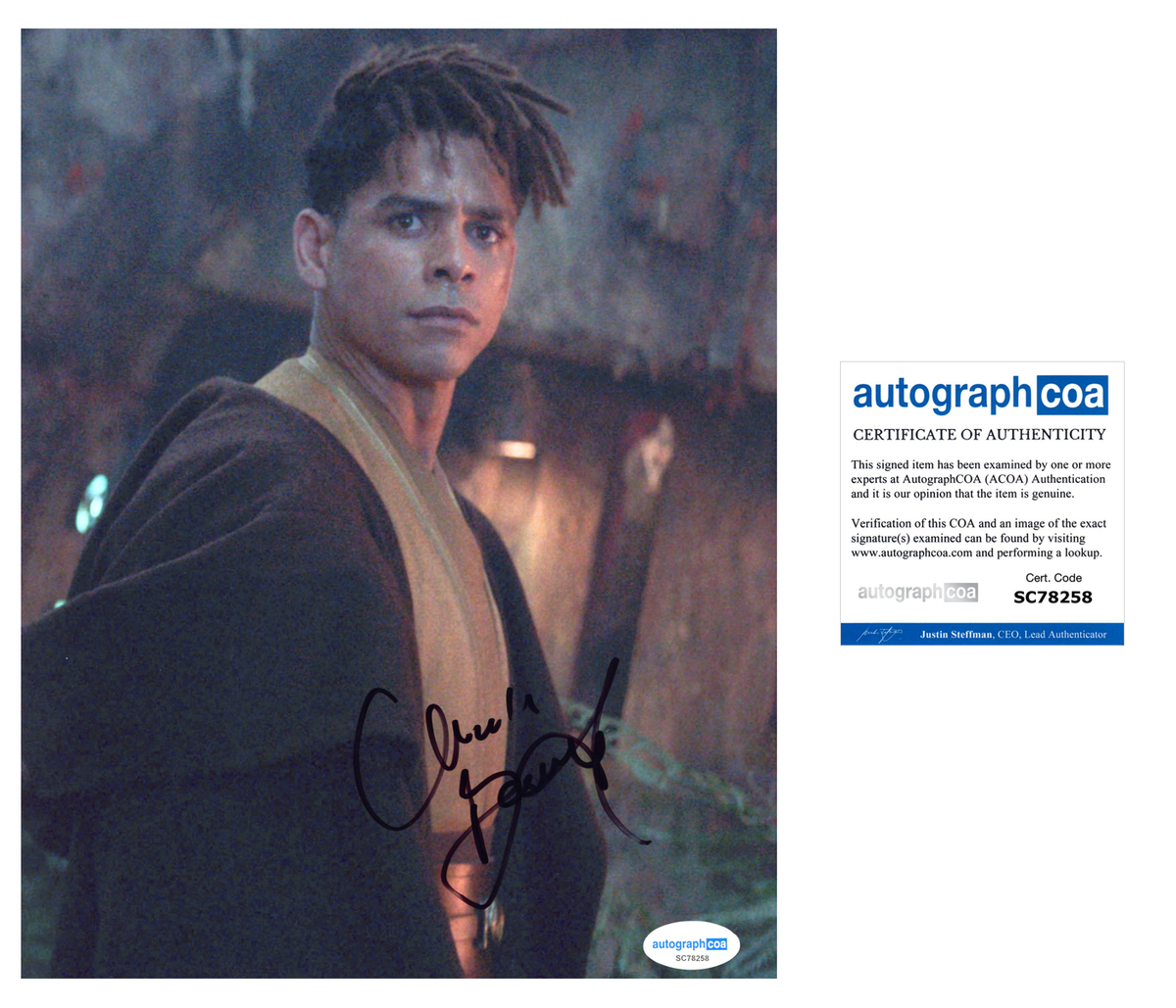 Charlie Barnett The Acolyte Signed Autograph 8x10 Photo ACOA | Outlaw ...