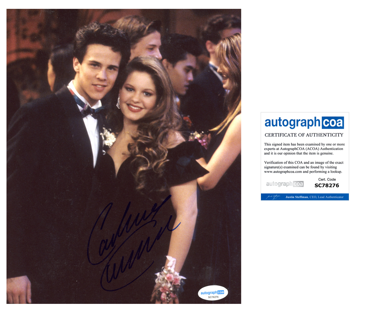 Candace Cameron Bure Signed Autograph 8x10 Photo ACOA | Outlaw Hobbies ...
