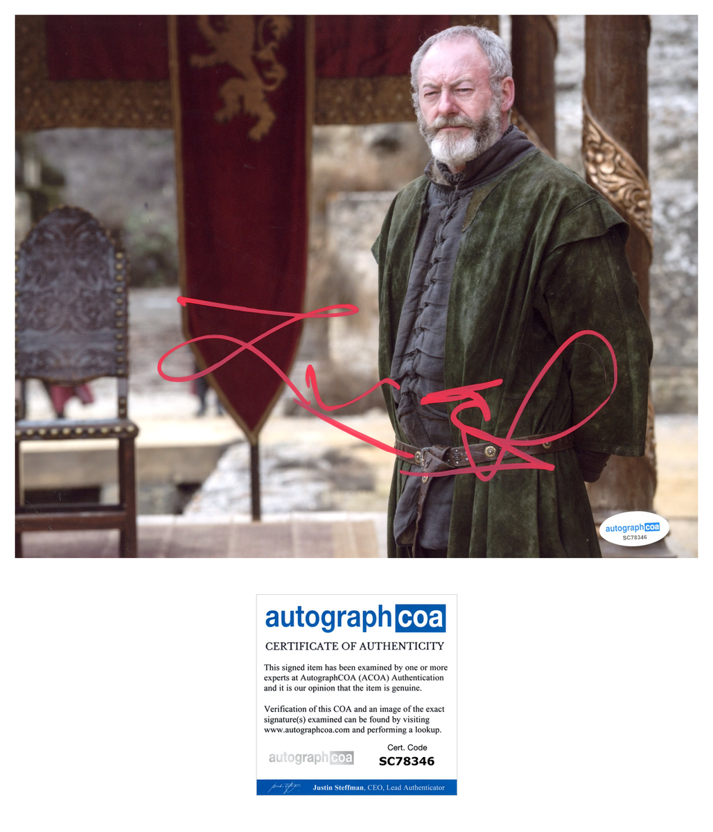 Liam Cunningham Game of Thrones Signed Autograph 8x10 Photo ACOA ...