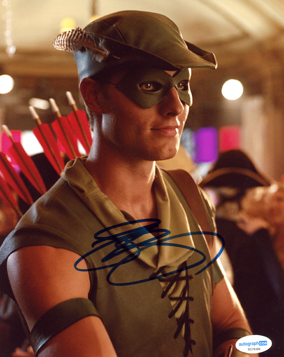Justin Hartley Smallville Signed Autograph 8x10 Photo ACOA | Outlaw ...