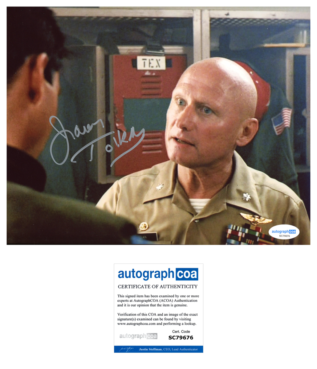 James Tolkan Top Gun Signed Autograph 8x10 Photo ACOA | Outlaw Hobbies ...