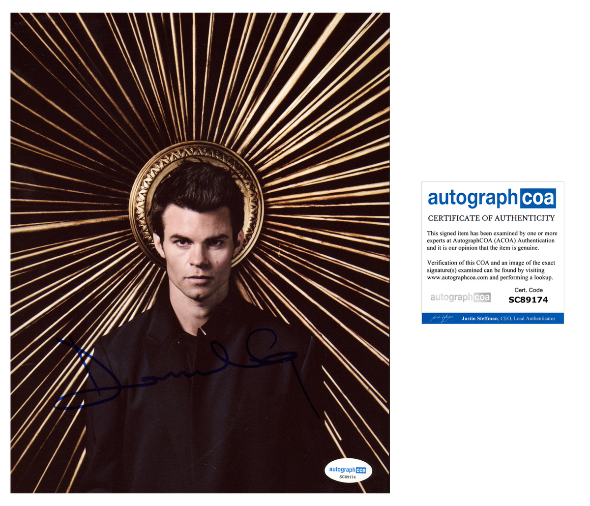 Daniel Gillies Originals Signed Autograph 8x10 Photo ACOA | Outlaw ...