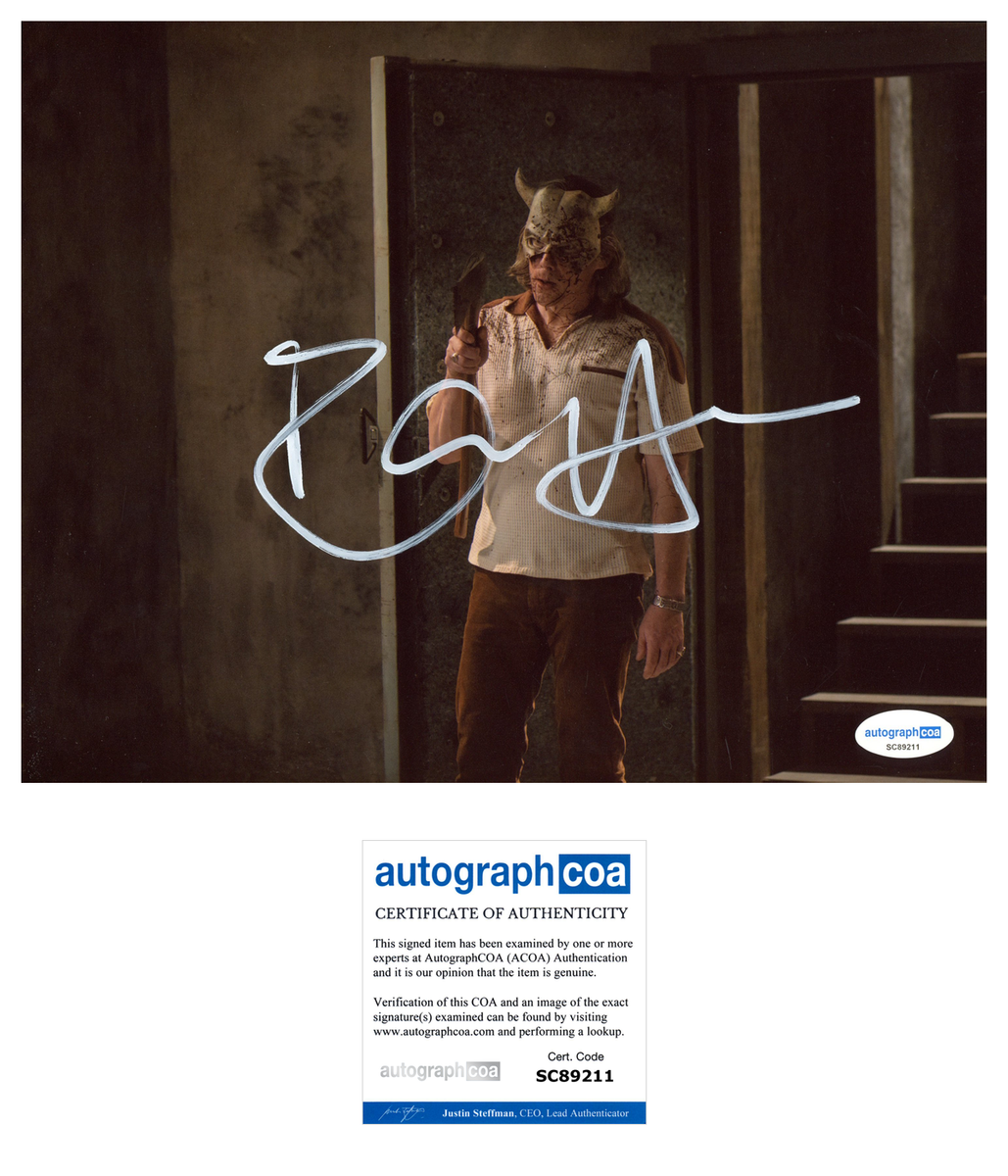 Ethan Hawke Black Phone Signed Autograph 8x10 Photo ACOA | Outlaw ...