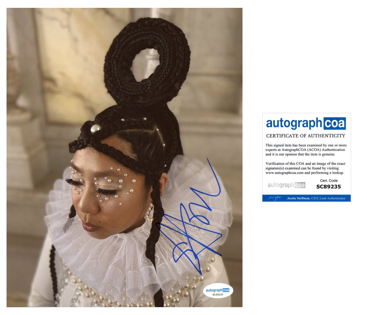 Stephanie Hsu Everything Signed Autograph 8x10 Photo ACOA | Outlaw ...