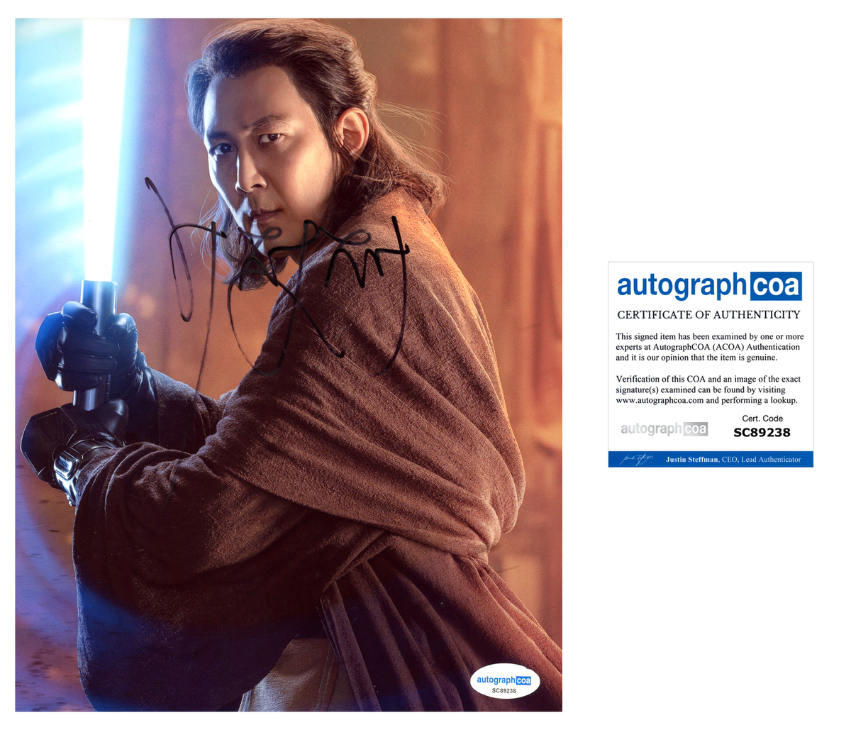Lee Jung Jae Acolyte Signed Autograph 8x10 Photo ACOA | Outlaw Hobbies ...