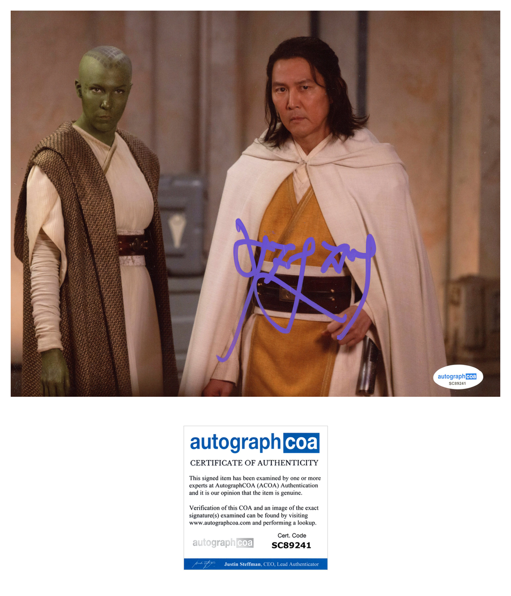 Lee Jung Jae Acolyte Signed Autograph 8x10 Photo ACOA | Outlaw Hobbies ...