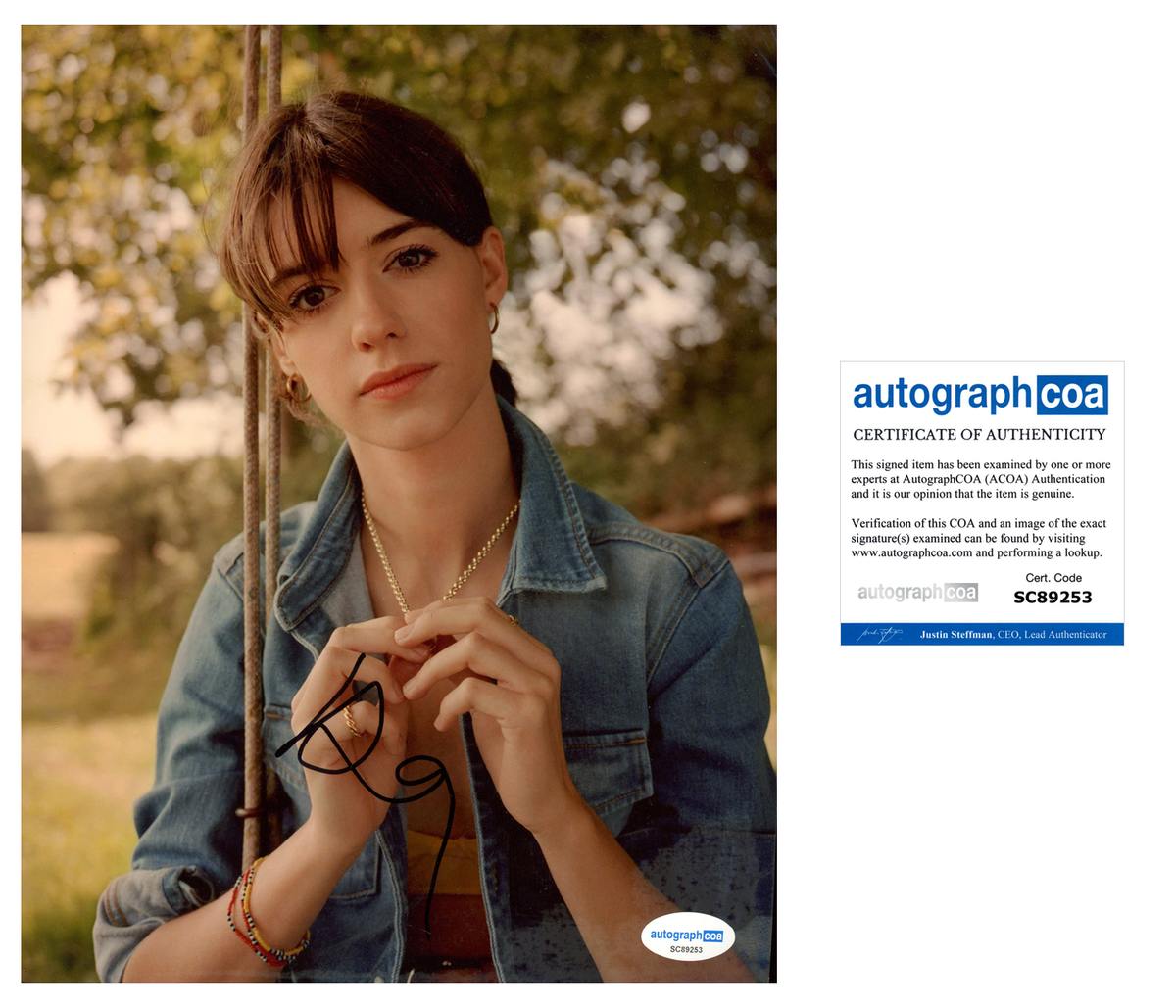 Daisy Edgar Jones Sexy Signed Autograph 8x10 Photo ACOA | Outlaw ...