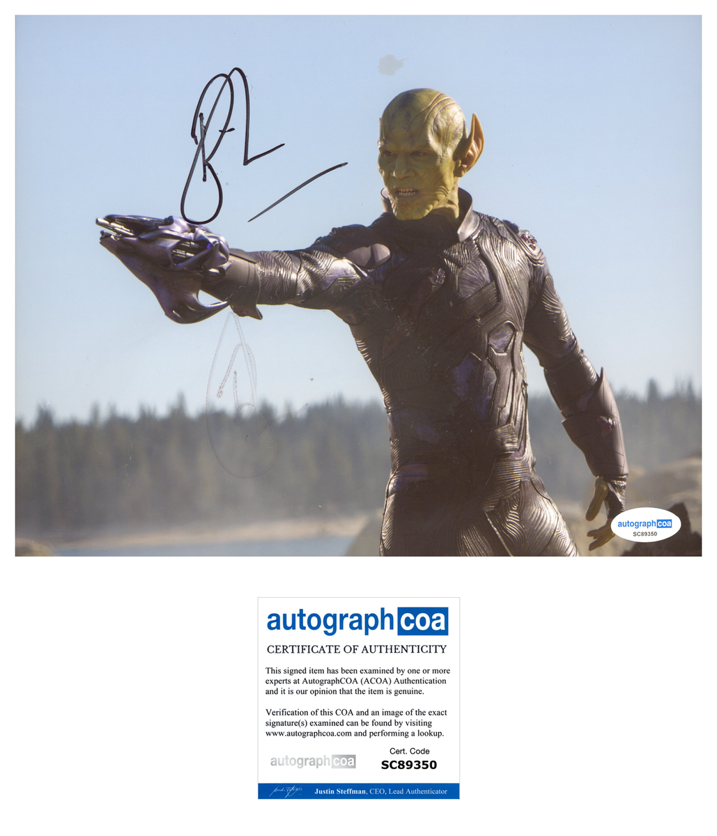 Ben Mendelsohn Captain Marvel Signed Autograph 8x10 Photo ACOA | Outlaw ...