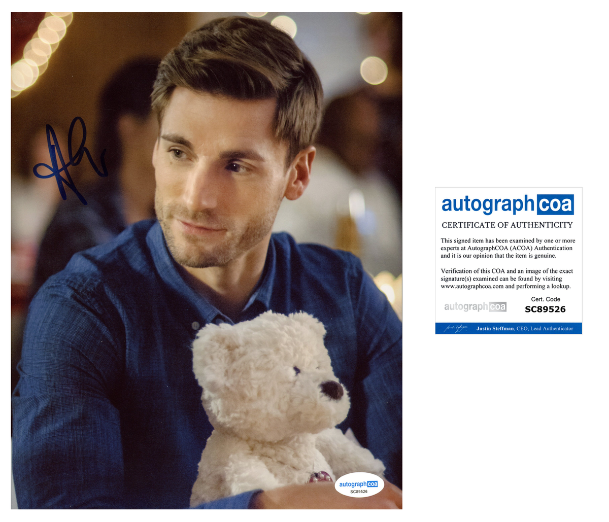 Andrew Walker Hallmark Signed Autograph 8x10 Photo ACOA | Outlaw ...