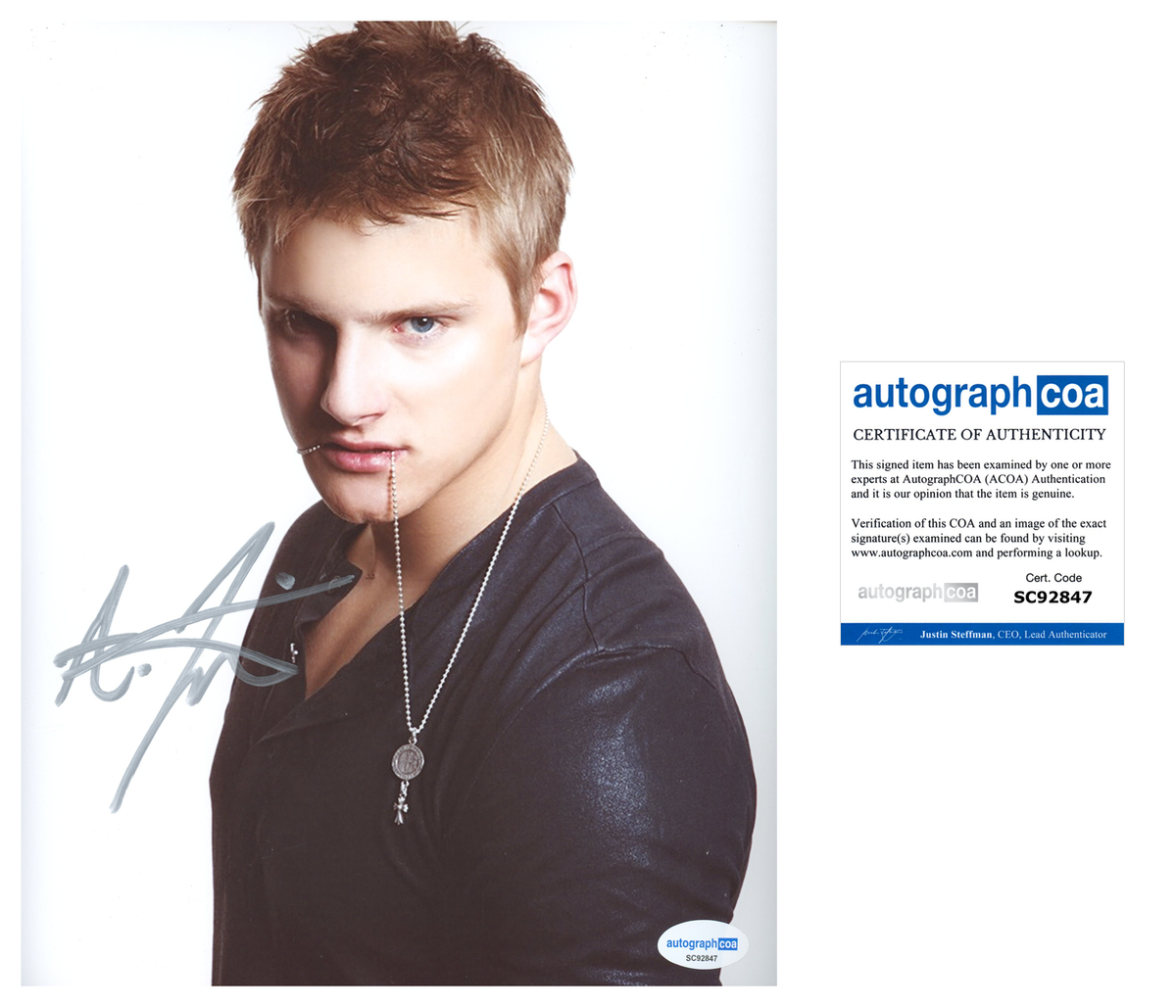 Alexander Ludwig Hunger Games Signed Autograph 8x10 Photo ACOA | Outlaw ...