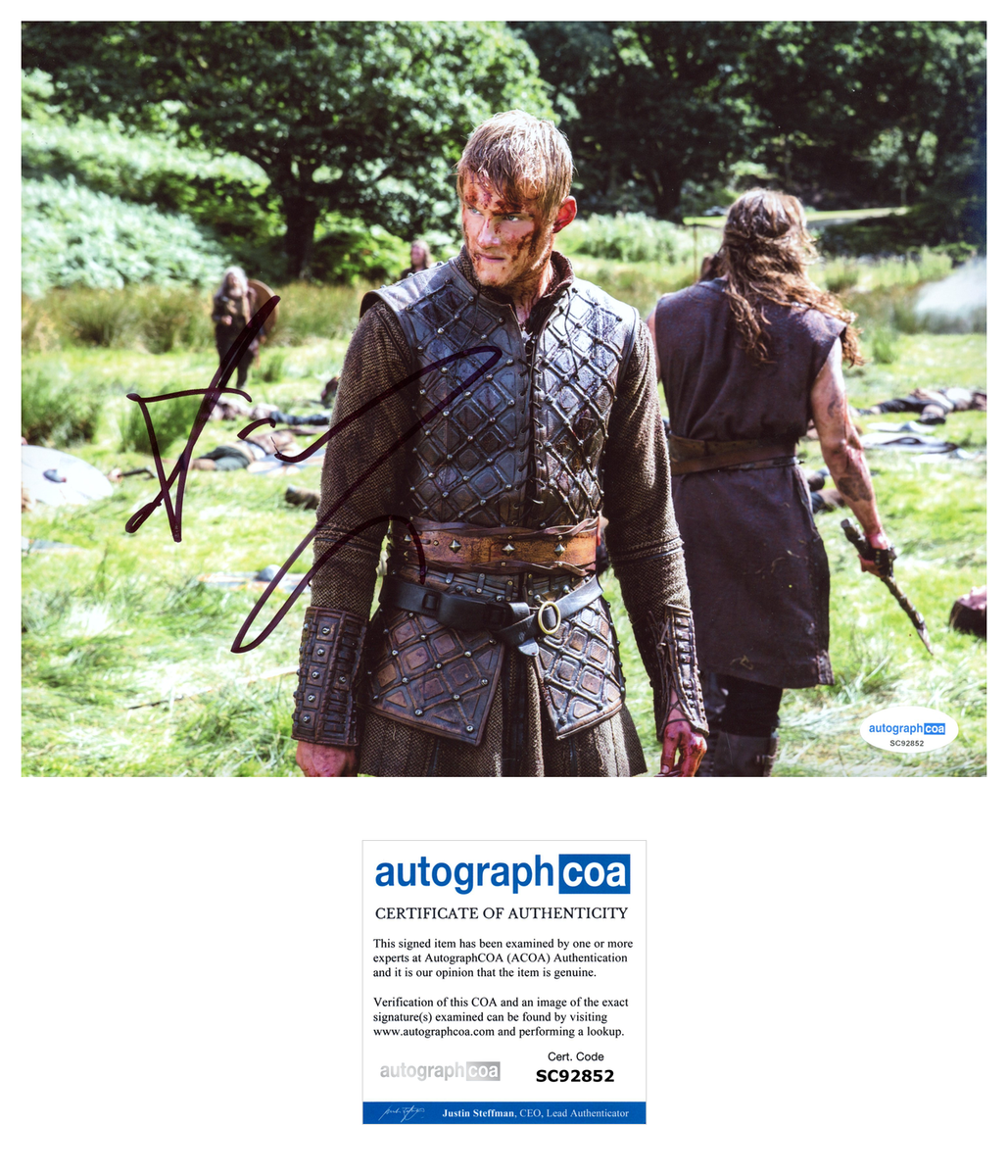 Alexander Ludwig Vikings Signed Autograph 8x10 Photo ACOA | Outlaw ...