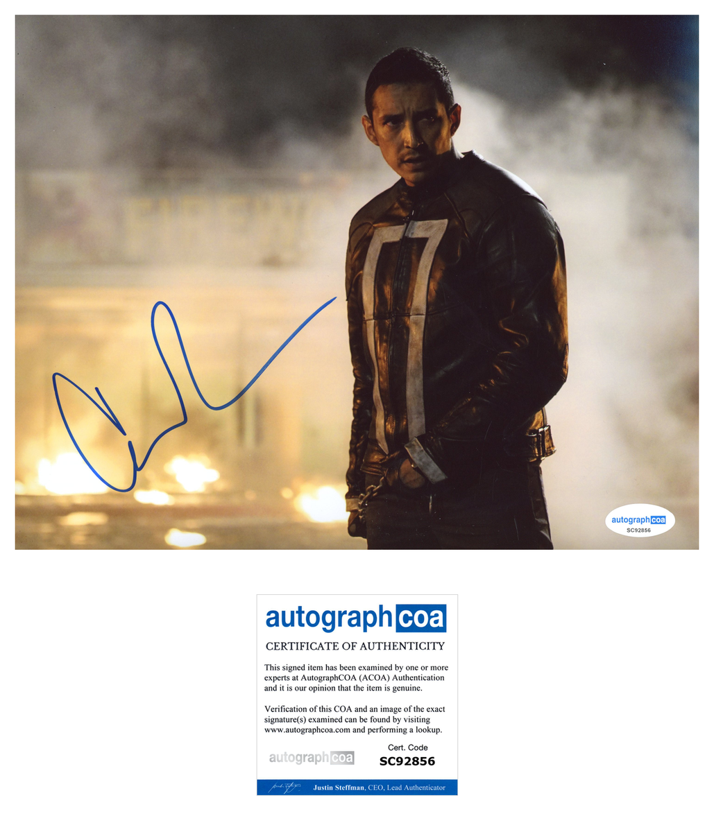 Gabriel Luna Ghost Rider Signed Autograph 8x10 Photo ACOA | Outlaw ...