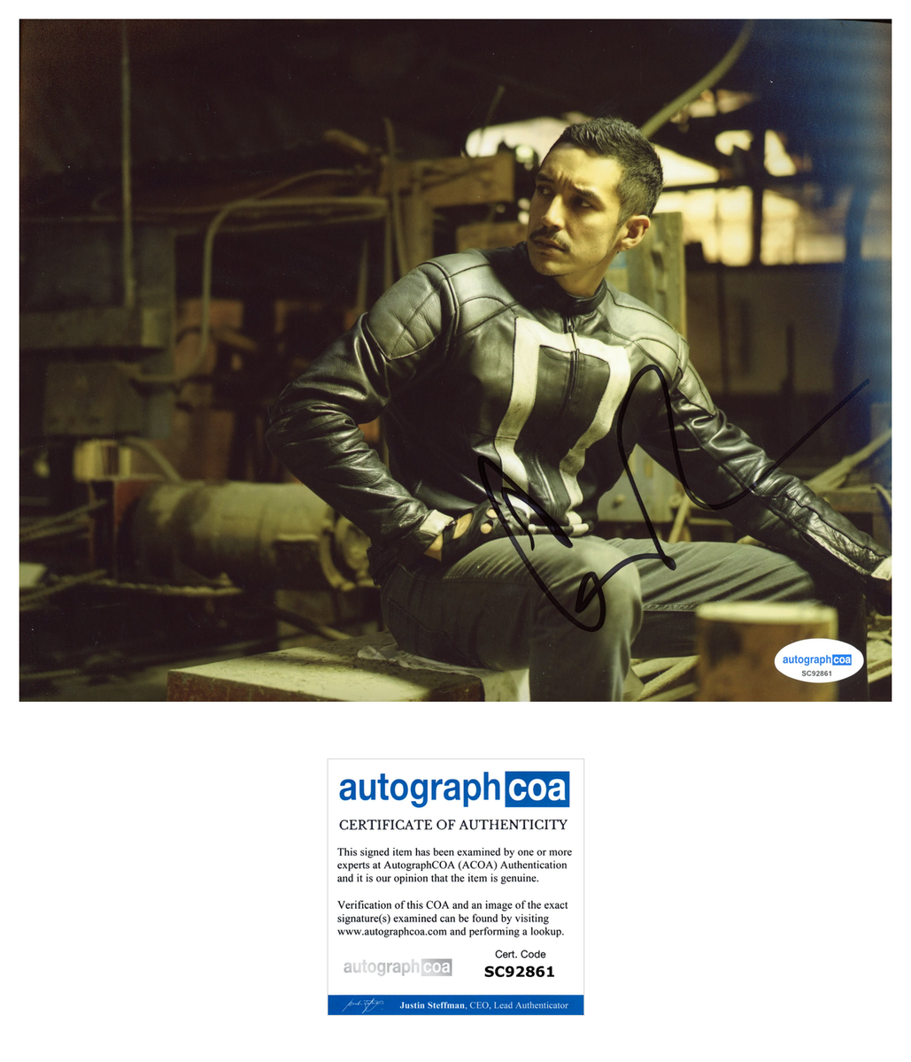 Gabriel Luna Ghost Rider Signed Autograph 8x10 Photo ACOA | Outlaw ...