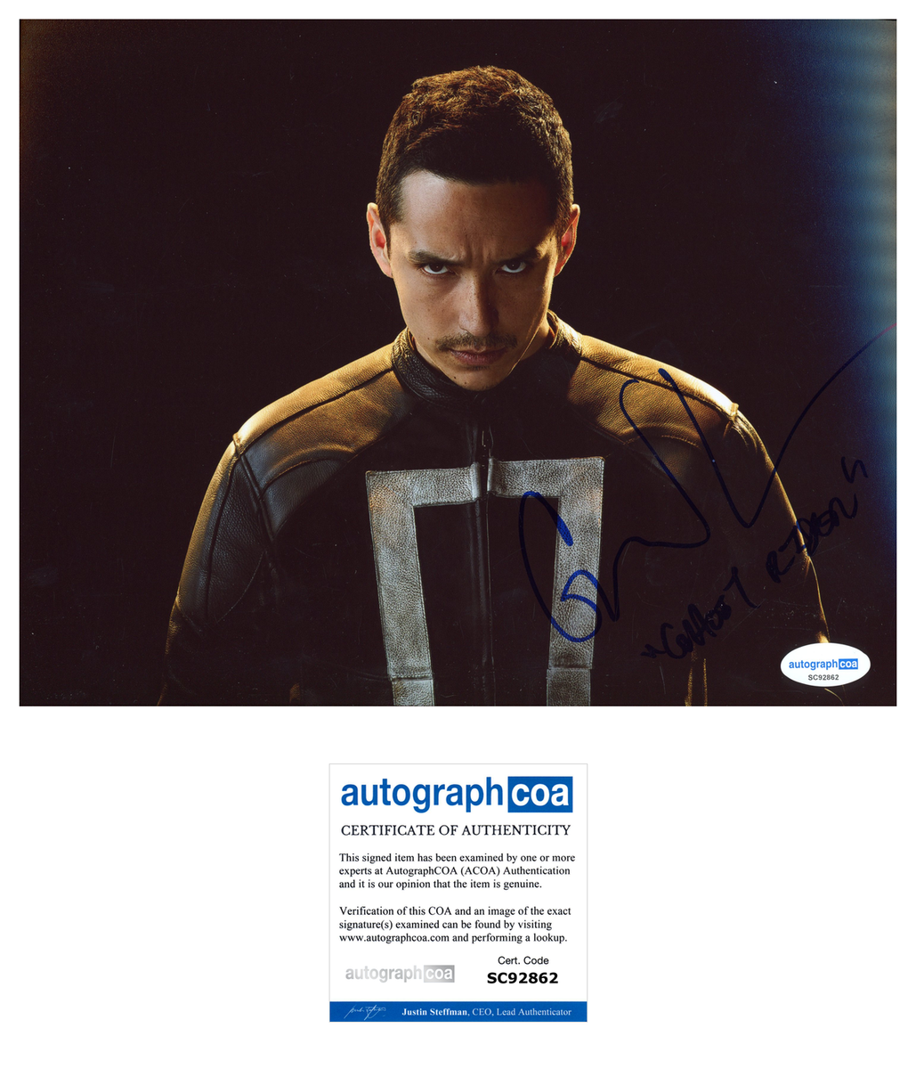 Gabriel Luna Ghost Rider Signed Autograph 8x10 Photo ACOA | Outlaw ...