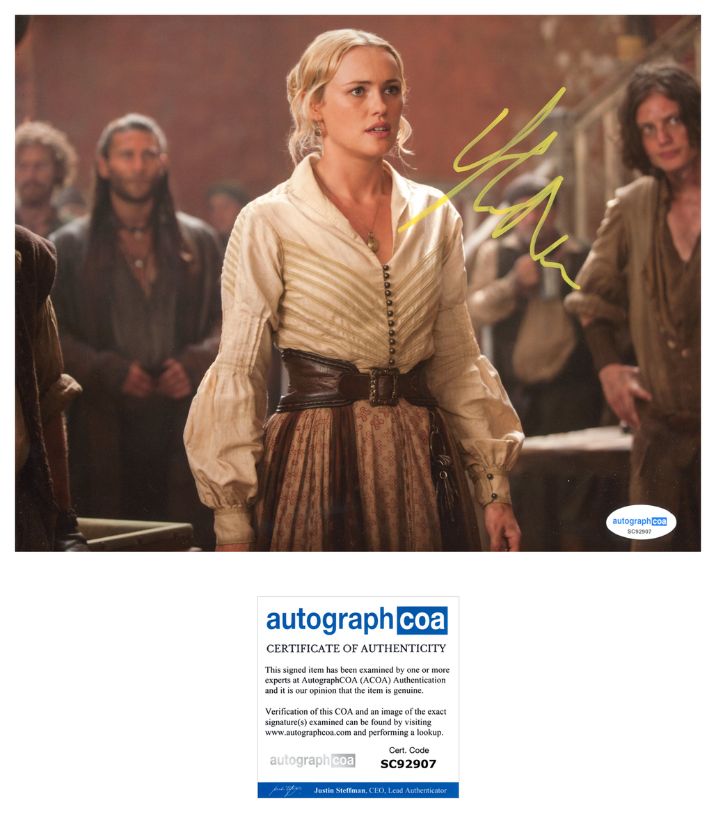 Hannah New Black Sails Signed Autograph 8x10 Photo ACOA | Outlaw ...