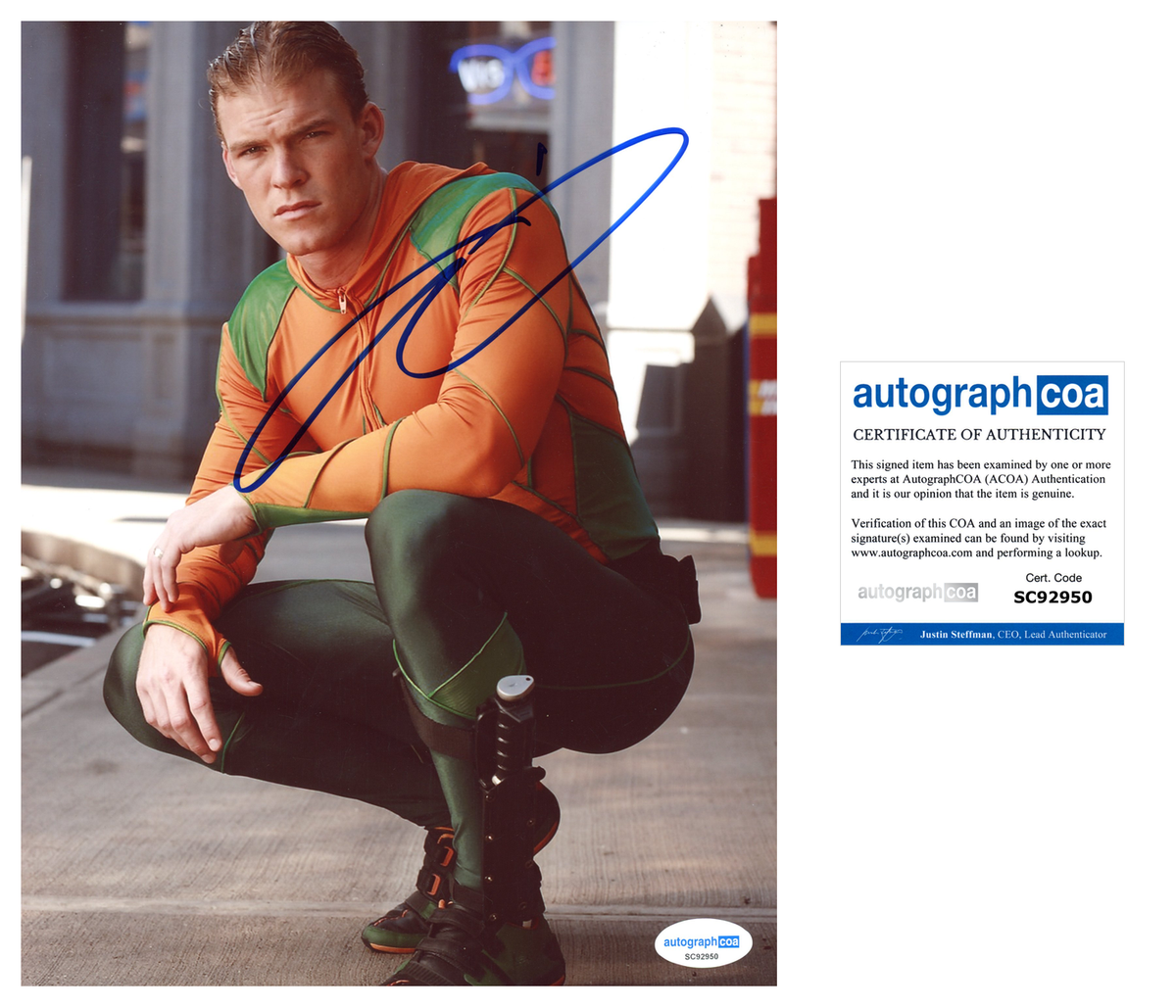 Alan Ritchson Smallville Signed Autograph 8x10 Photo ACOA | Outlaw ...
