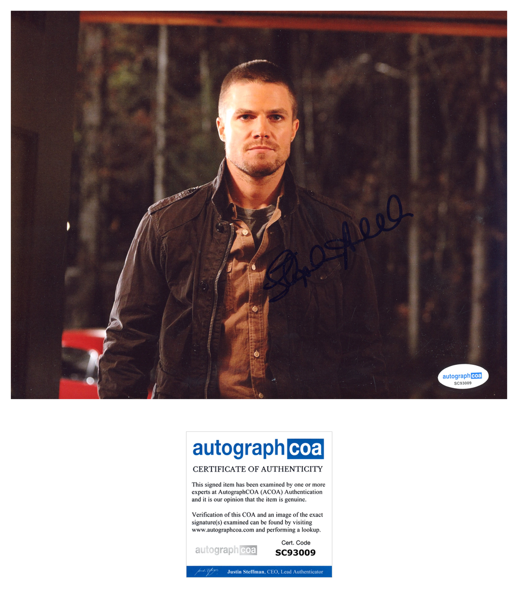 Stephen Amell Vampire Diaries Signed Autograph 8x10 Photo ACOA | Outlaw ...