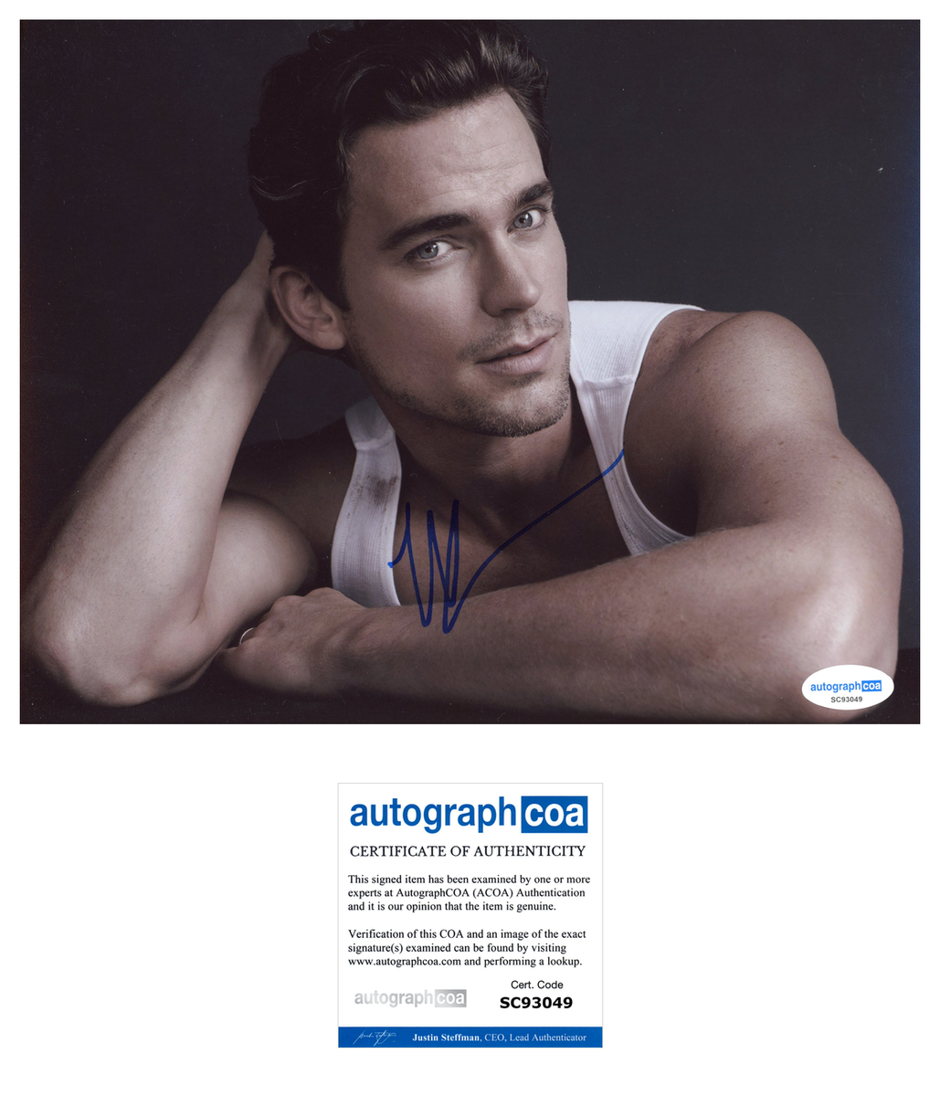 Matt Bomer Signed Autograph 8x10 Photo ACOA | Outlaw Hobbies Authentic ...