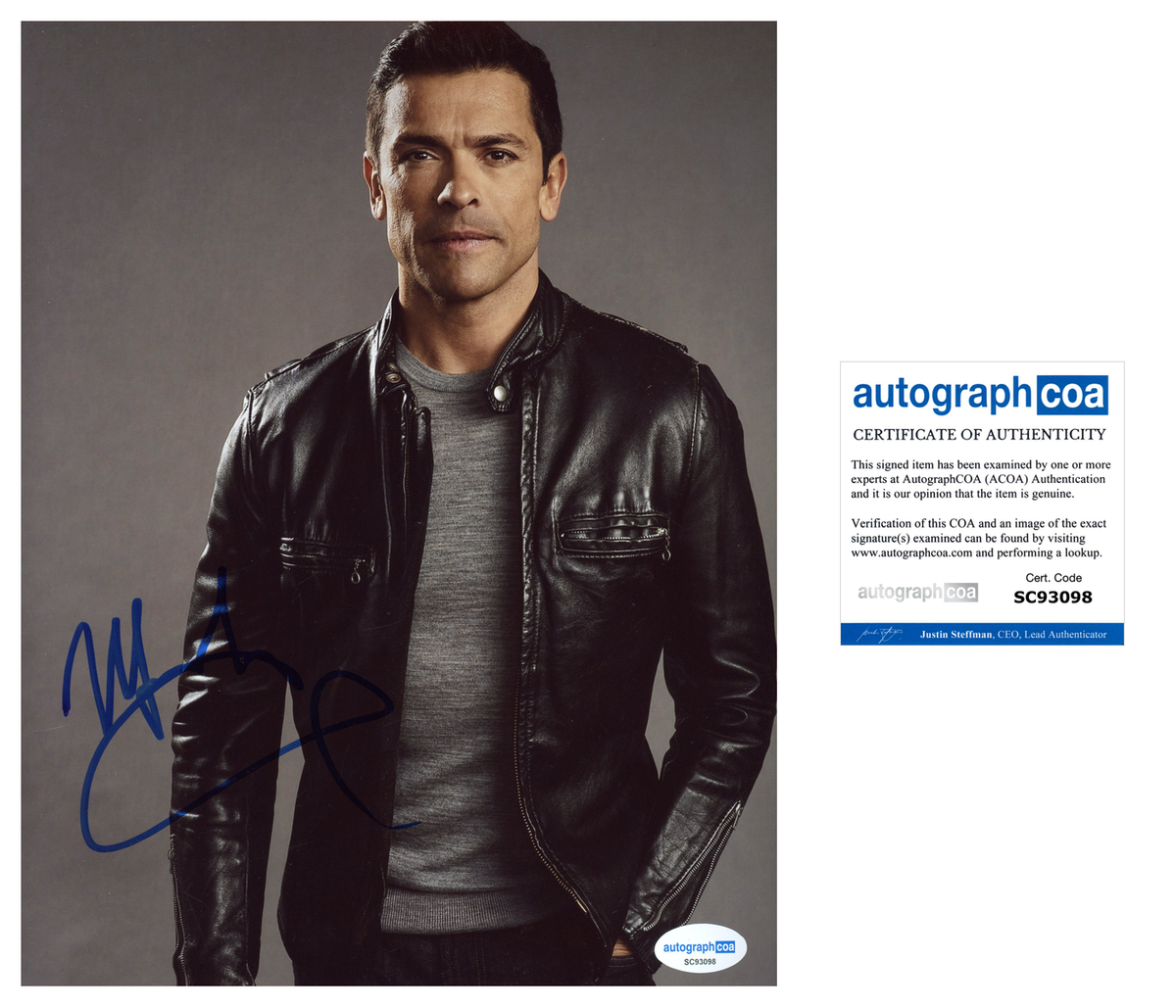 Mark Consuelos Riverdale Signed Autograph 8x10 Photo ACOA | Outlaw ...