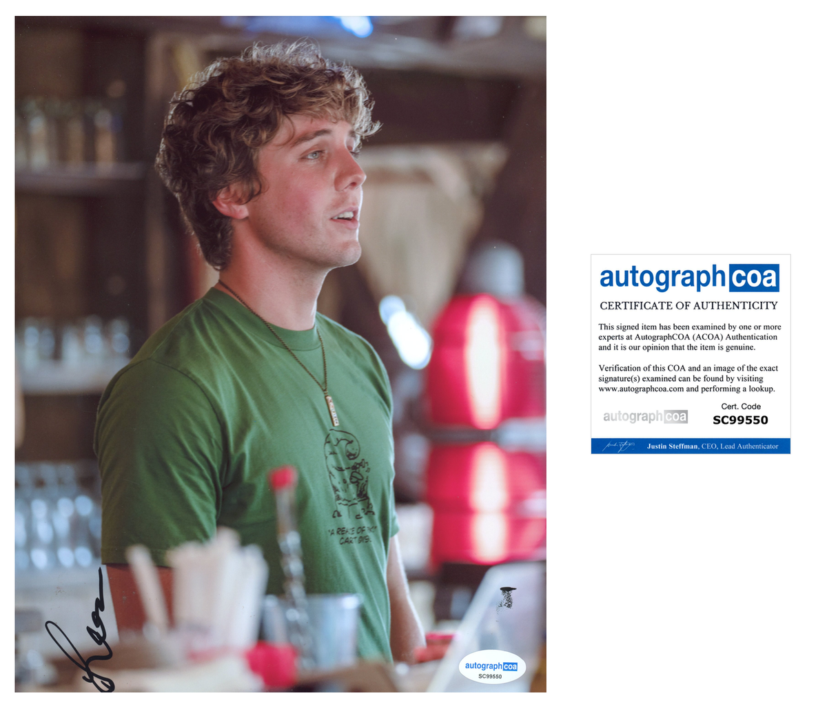 Lukas Gage Roadhouse Signed Autograph 8x10 Photo ACOA | Outlaw Hobbies ...