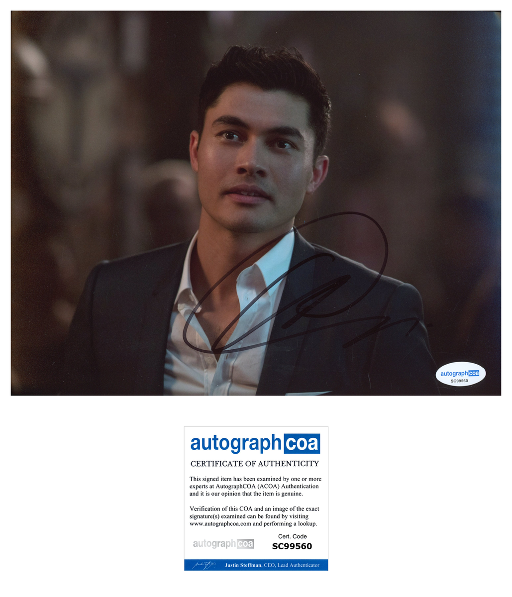Henry Golding Crazy Rich Asians Signed Autograph 8x10 Photo ACOA ...