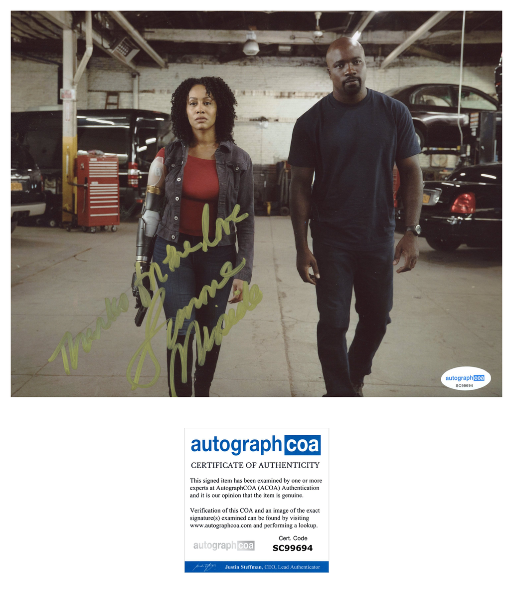 Simone Missick Luke Cage Signed Autograph 8x10 Photo ACOA | Outlaw ...