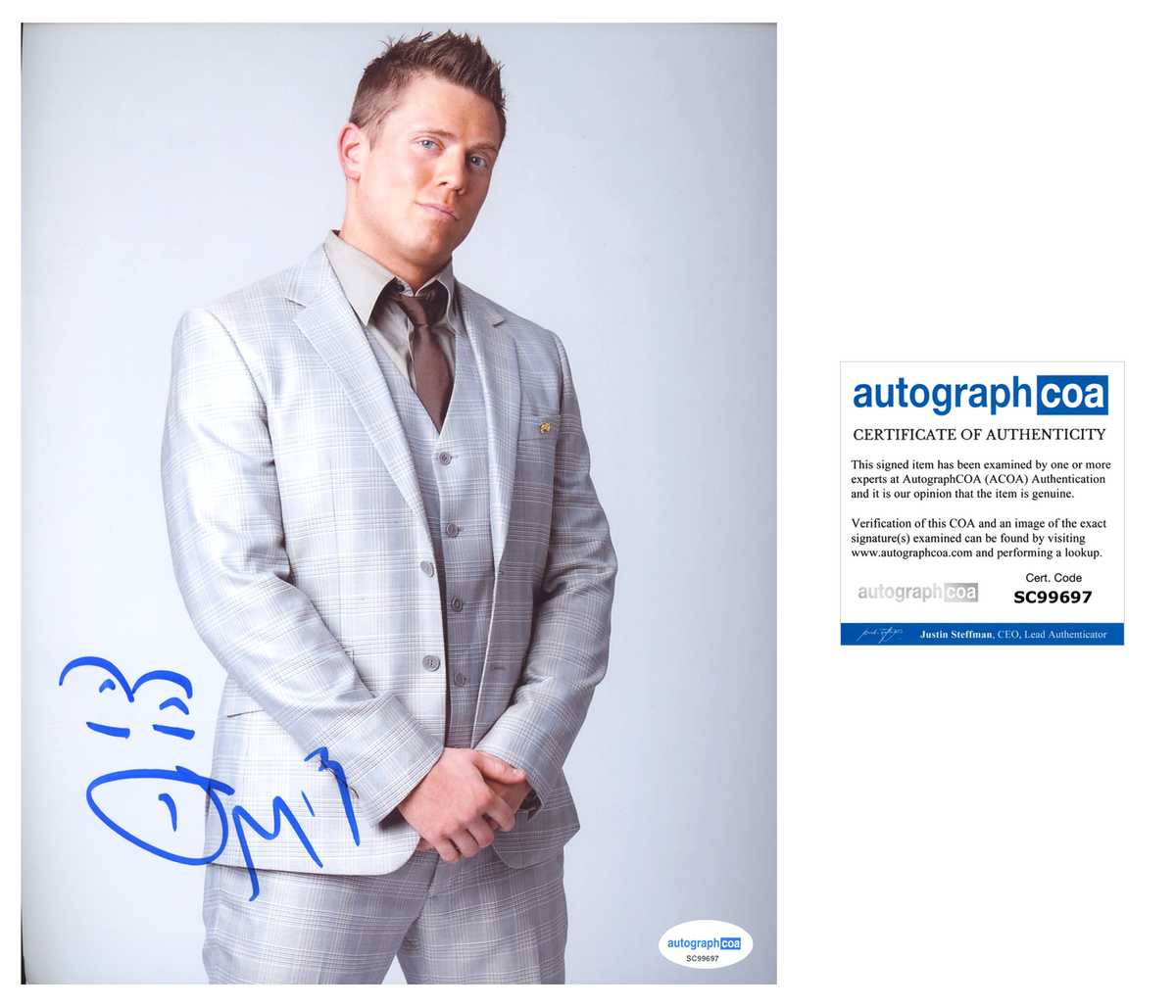 Mike The Miz Signed Autograph 8x10 Photo ACOA | Outlaw Hobbies ...