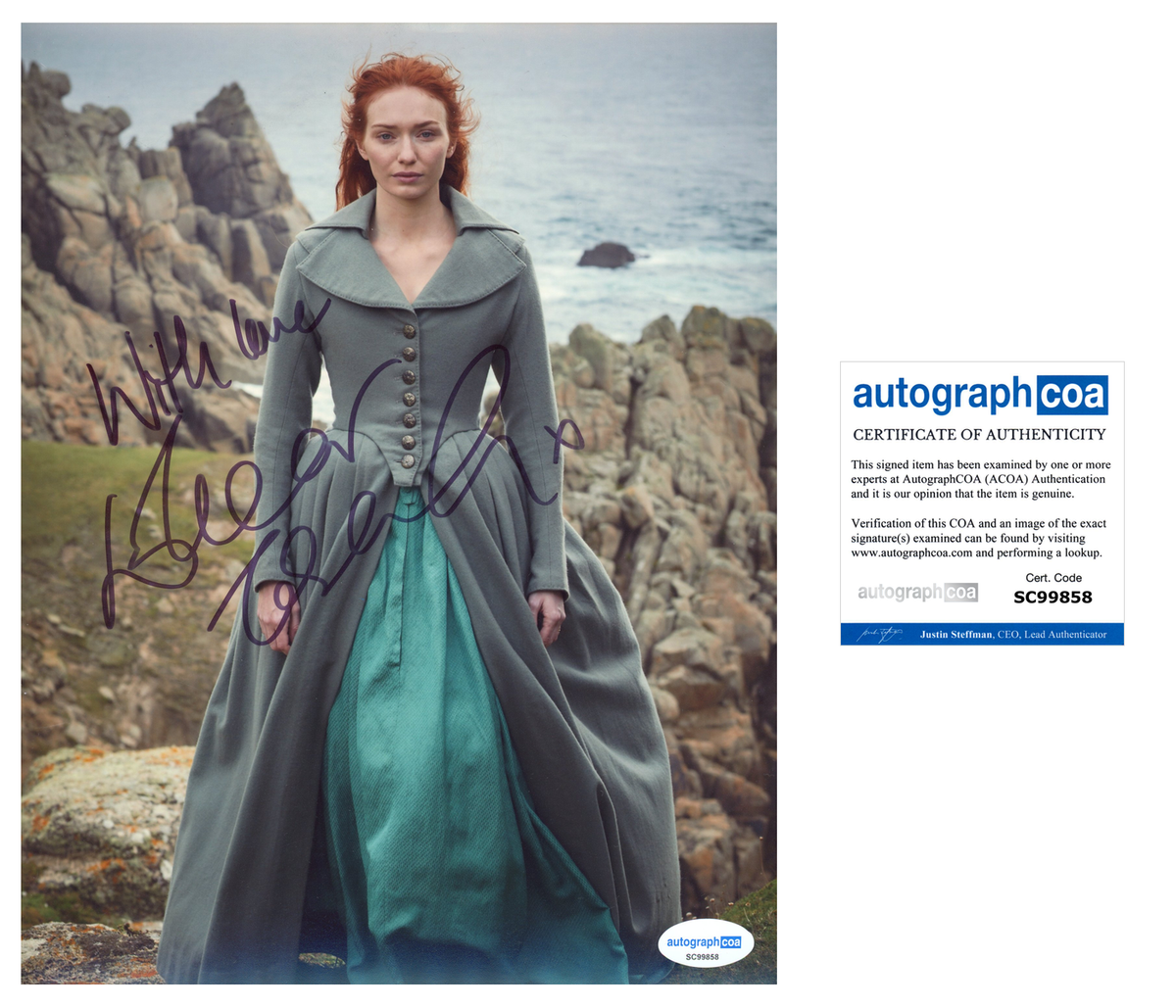Eleanor Tomlinson Signed Autograph 8x10 Photo ACOA | Outlaw Hobbies ...