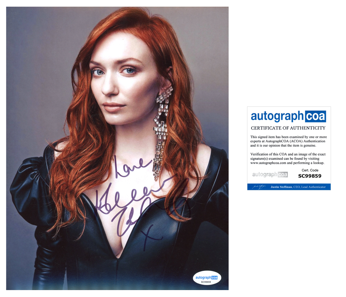 Eleanor Tomlinson Signed Autograph 8x10 Photo ACOA– Outlaw Hobbies ...