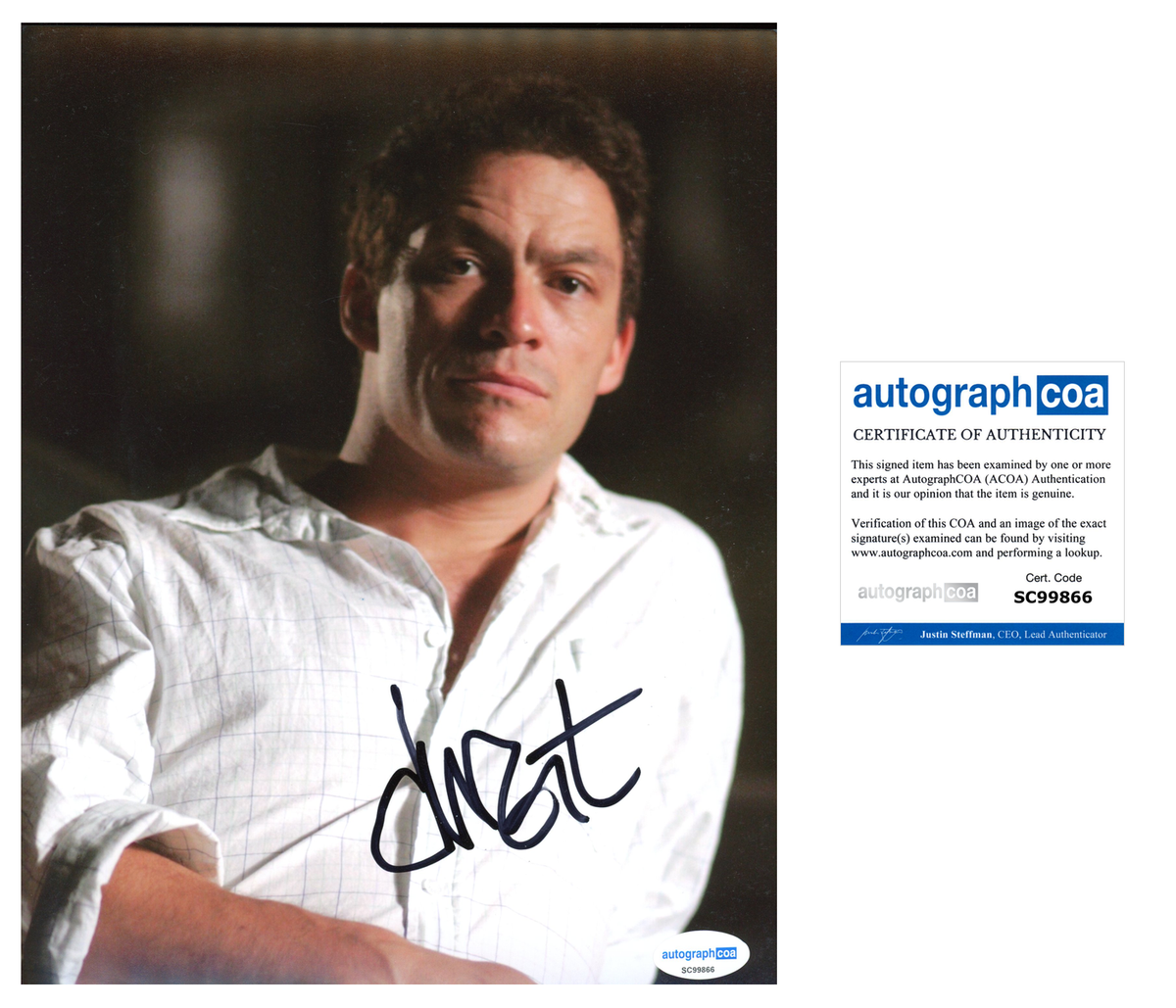 Dominic West The Wire Signed Autograph 8x10 Photo ACOA | Outlaw Hobbies ...