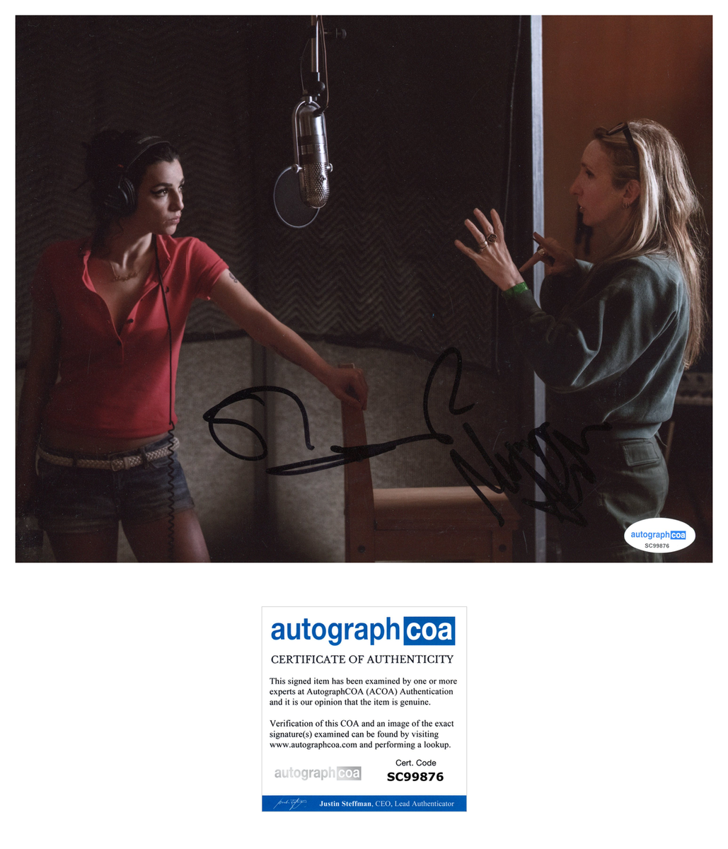 Marisa Abela Sam Taylor Johnson Back to Black Signed Autograph 8x10 ...