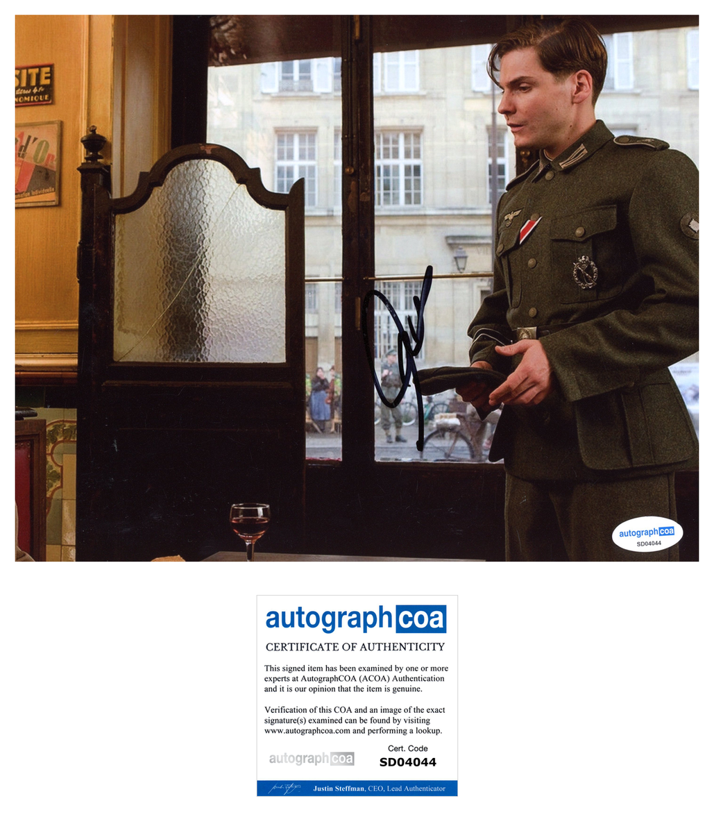Daniel Bruhl Inglorios Basterds Signed Autograph 8x10 Photo ACOA ...