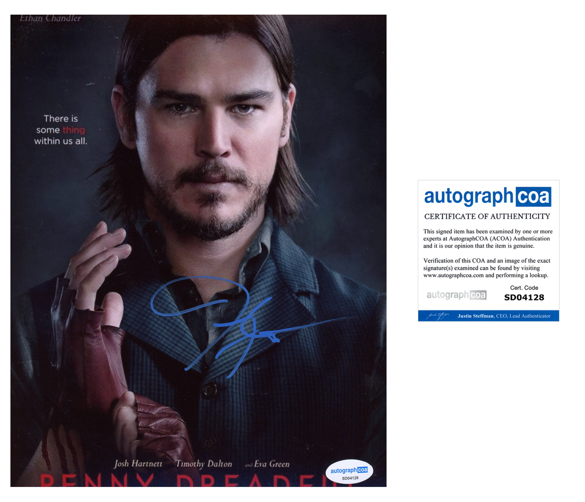 Josh Hartnett Penny Dreadful Signed Autograph 8x10 Photo ACOA | Outlaw ...