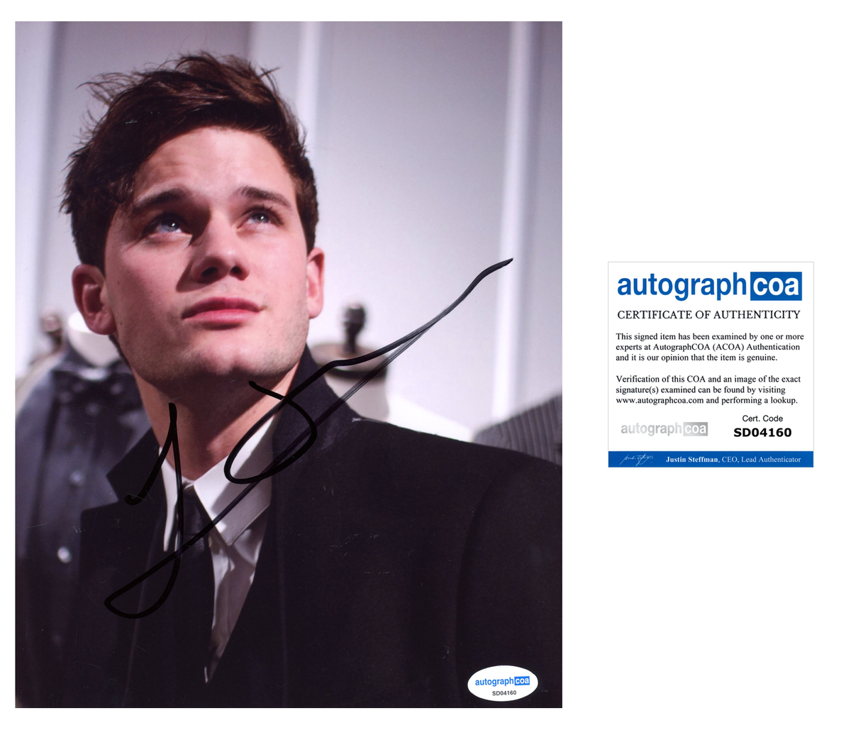 Jeremy Irvine War Horse Signed Autograph 8x10 Photo ACOA | Outlaw ...