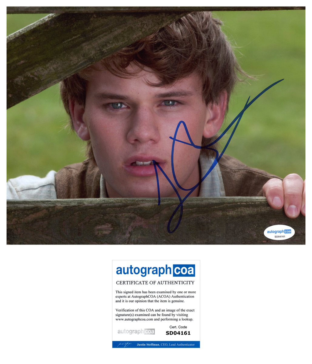 Jeremy Irvine War Horse Signed Autograph 8x10 Photo ACOA | Outlaw ...