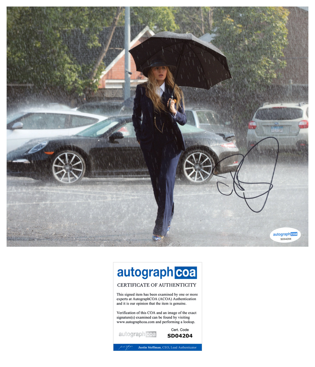 Blake Lively Simple Favor Signed Autograph 8x10 Photo ACOA | Outlaw ...