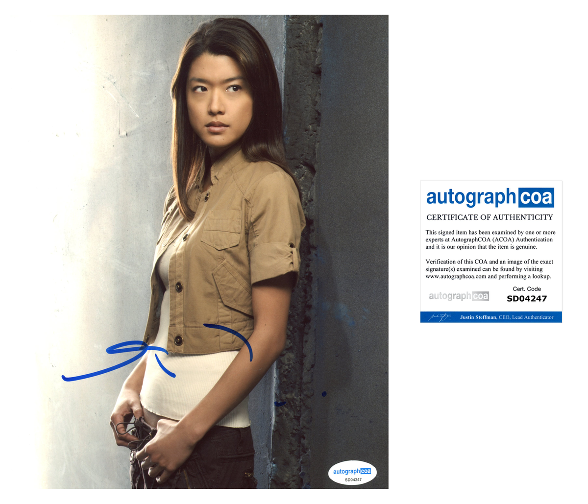Grace Park Hawaii Five-O Signed Autograph 8x10 Photo ACOA | Outlaw ...