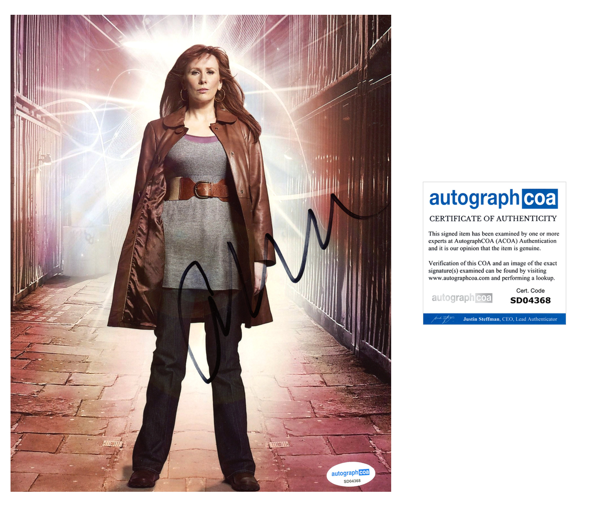 Catherine Tate Doctor Who Signed Autograph 8x10 Photo ACOA | Outlaw ...