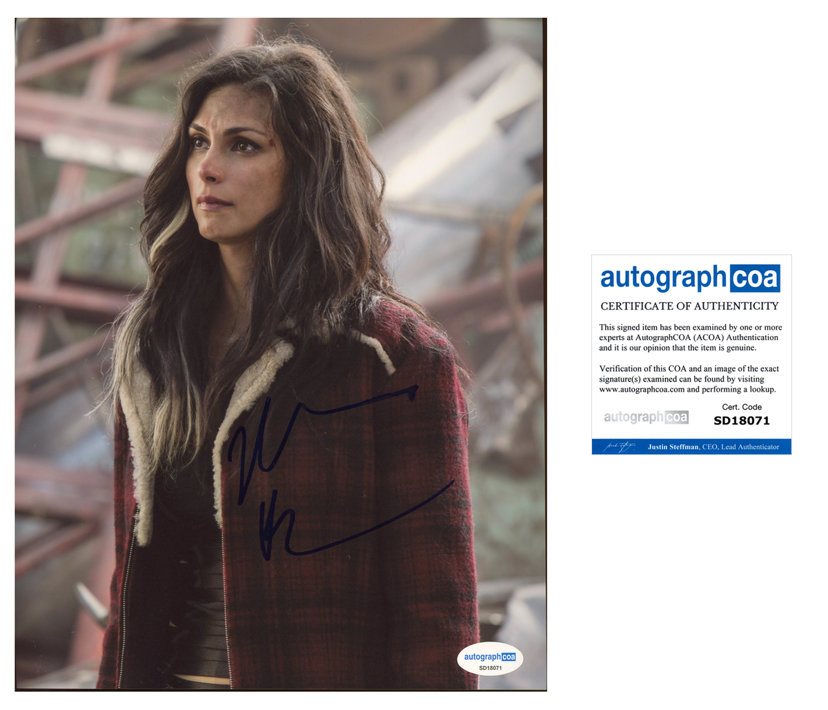 Morena Baccarin Deadpool Signed Autograph 8x10 Photo ACOA | Outlaw ...