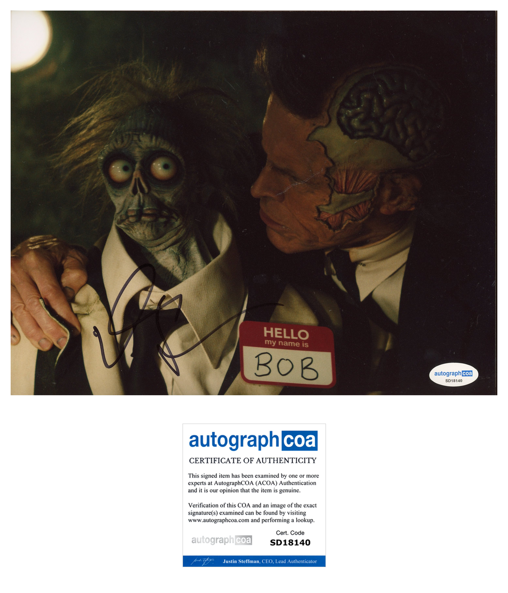 Willem Dafoe Beetlejuice Signed Autograph 8x10 Photo ACOA | Outlaw ...