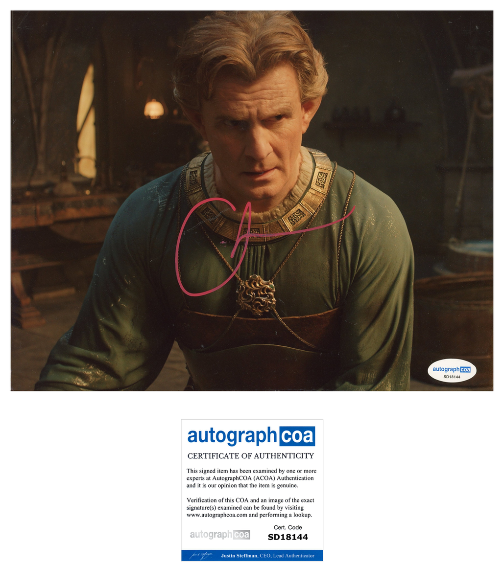 Charles Edwards Rings of Power Signed Autograph 8x10 Photo ACOA ...