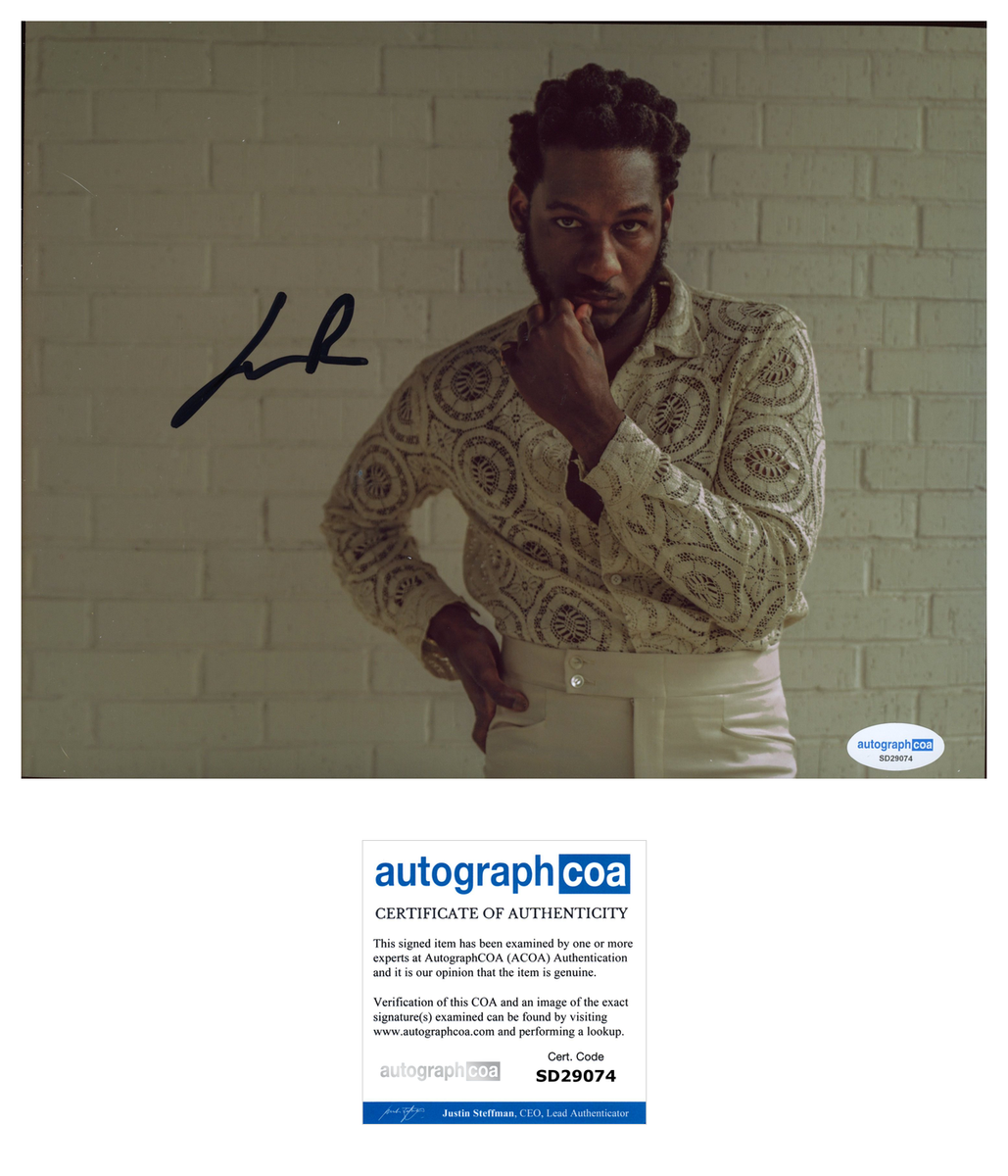 Leon Bridges Signed Autograph 8x10 Photo ACOA | Outlaw Hobbies ...